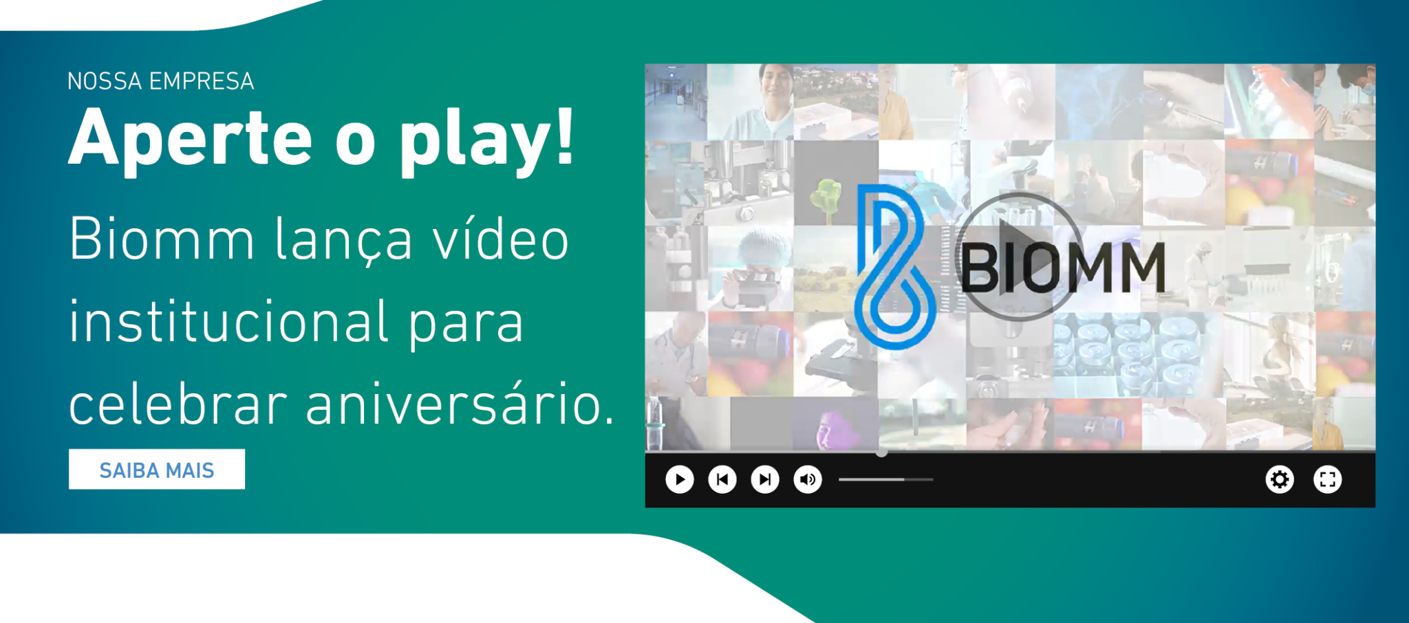 Nossa empresa completou mais um ano de existência! - Biomm